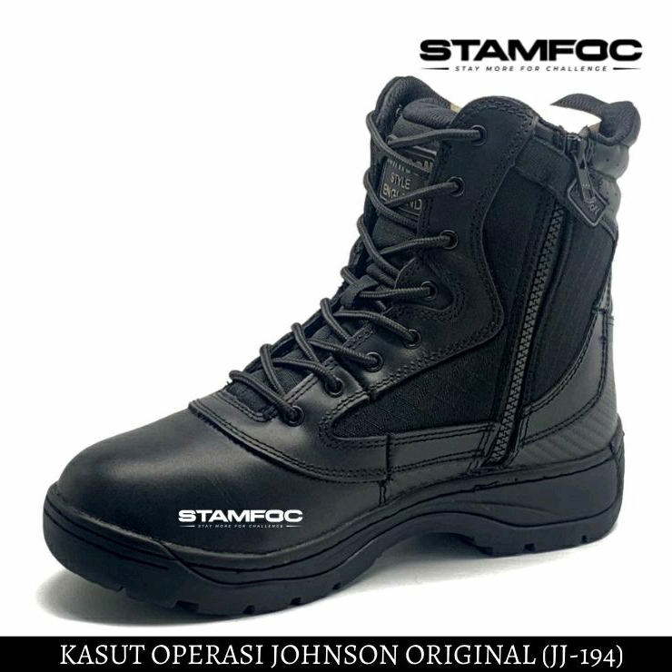 kasut operasi johnson tactical boot gd brogue shoes kawad wellington ...