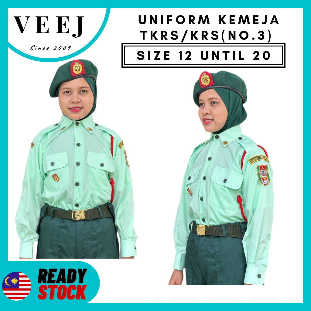 UNIFORM | BAJU KEMEJA TKRS / KRS NO.3 LENGAN PANJANG | LONG SLEEVE ...