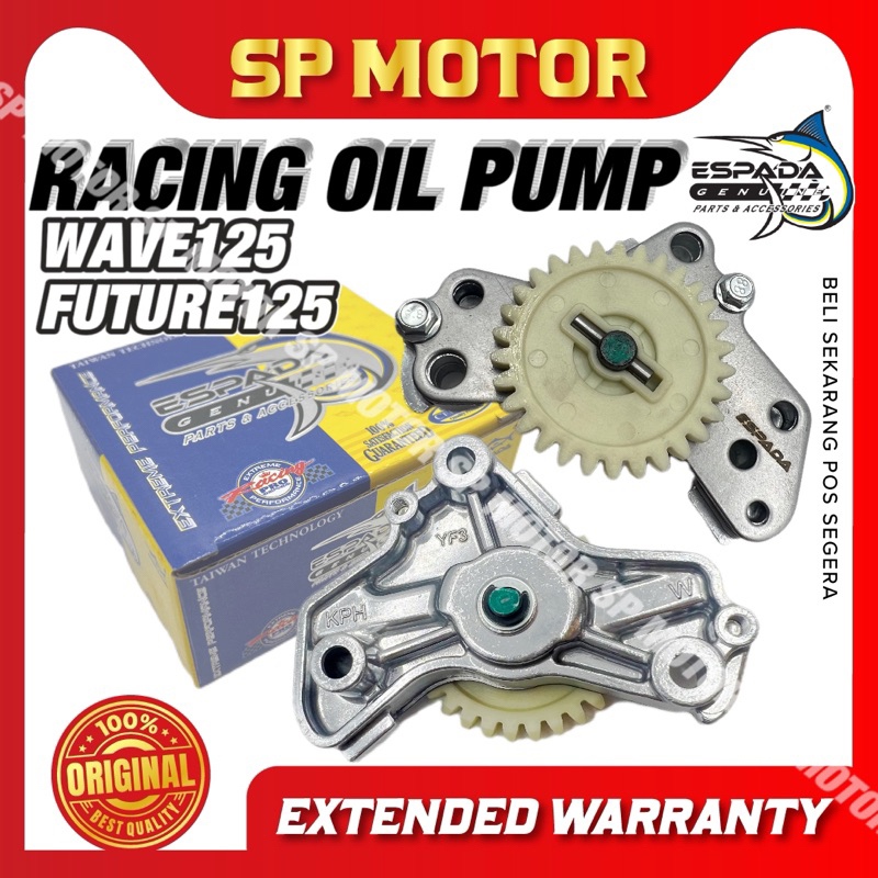 HONDA WAVE125 / FUTURE125 RACING OIL PUMP 100% ORIGINAL ESPADA LAGI ...