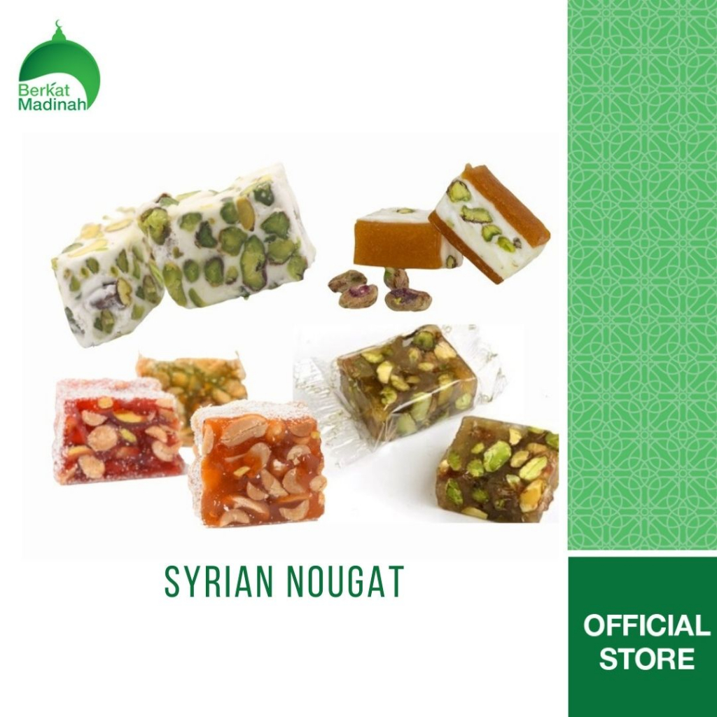 Premium Syrian Nougat With Pistachio Nuts (candy) | Shopee Malaysia