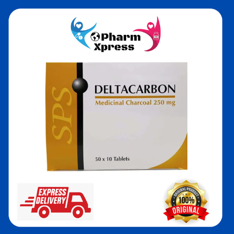 Deltacarbon 10's (charcoal 250mg tablet) | Shopee Malaysia