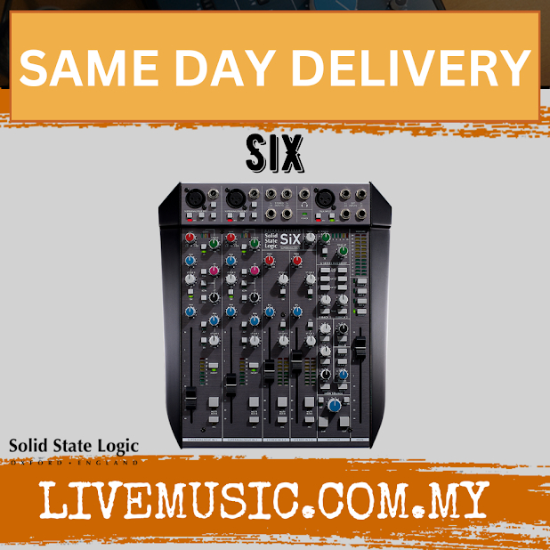 Solid State Logic SiX 6-Channel Desktop Analog Mixer | Shopee Malaysia