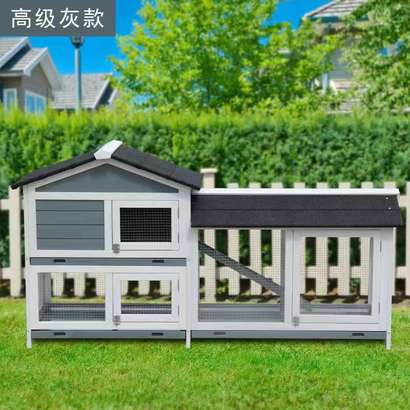 Waterproof Rabbit Cage Bunny Pigeon Chicken Coops Pet Cat Dog House ...