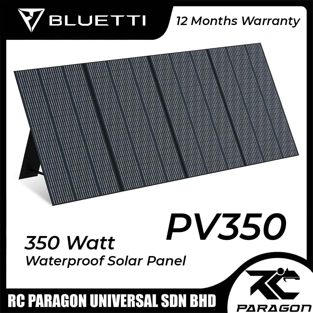BLUETTI Solar Panel PV350 350 Watt Portable Solar Panel for Power ...