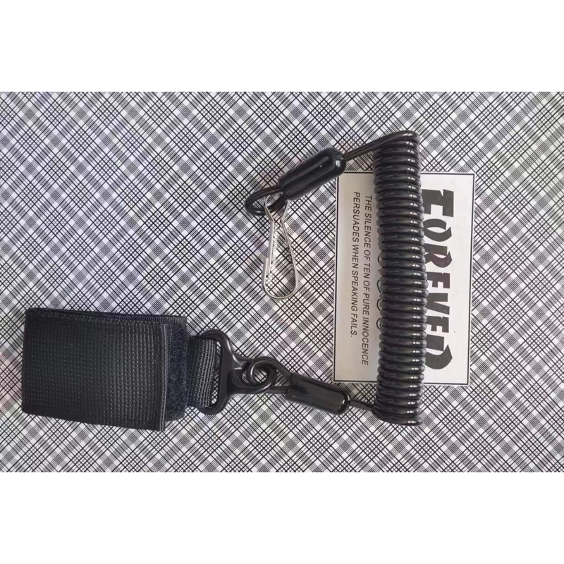 Polis Military Tactical Metal wire Sling Lanyard Spring Extendable ...