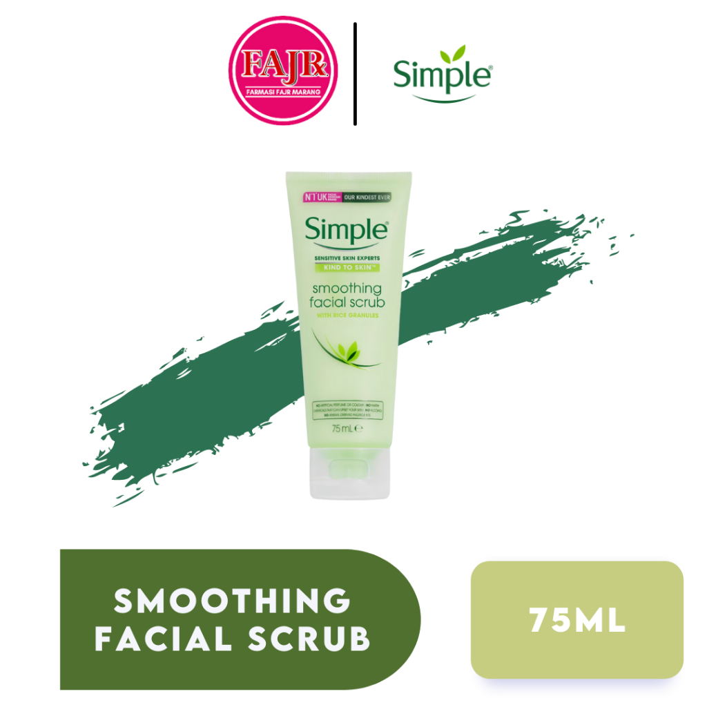 SIMPLE SMOOTHING FACIAL SCRUB 75ML | Shopee Malaysia