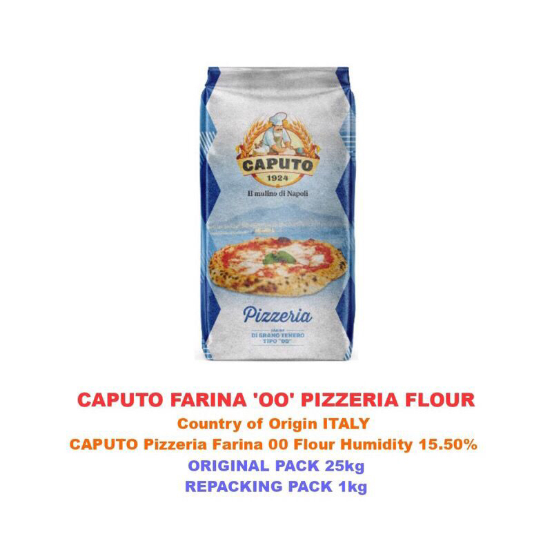 Caputo farina OO pizzeria flour 1kg / bread / pasta / cake / biscuits ...