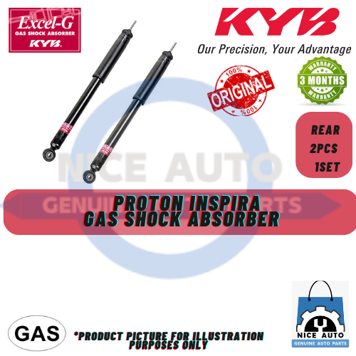 PROTON INSPIRA / MITSUBISHI LANCER CY4A (REAR 2PCS) 100% ORIGINAL KAYABA (KYB) EXCEL-G GAS SHOCK ...