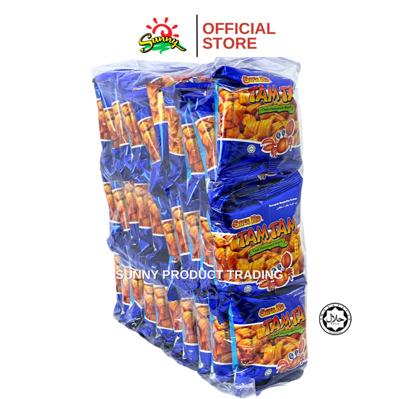 16g x 30’s Snek Ku Tam Tam Crab Flavoured Snack Keropok Berperisa Ketam ...