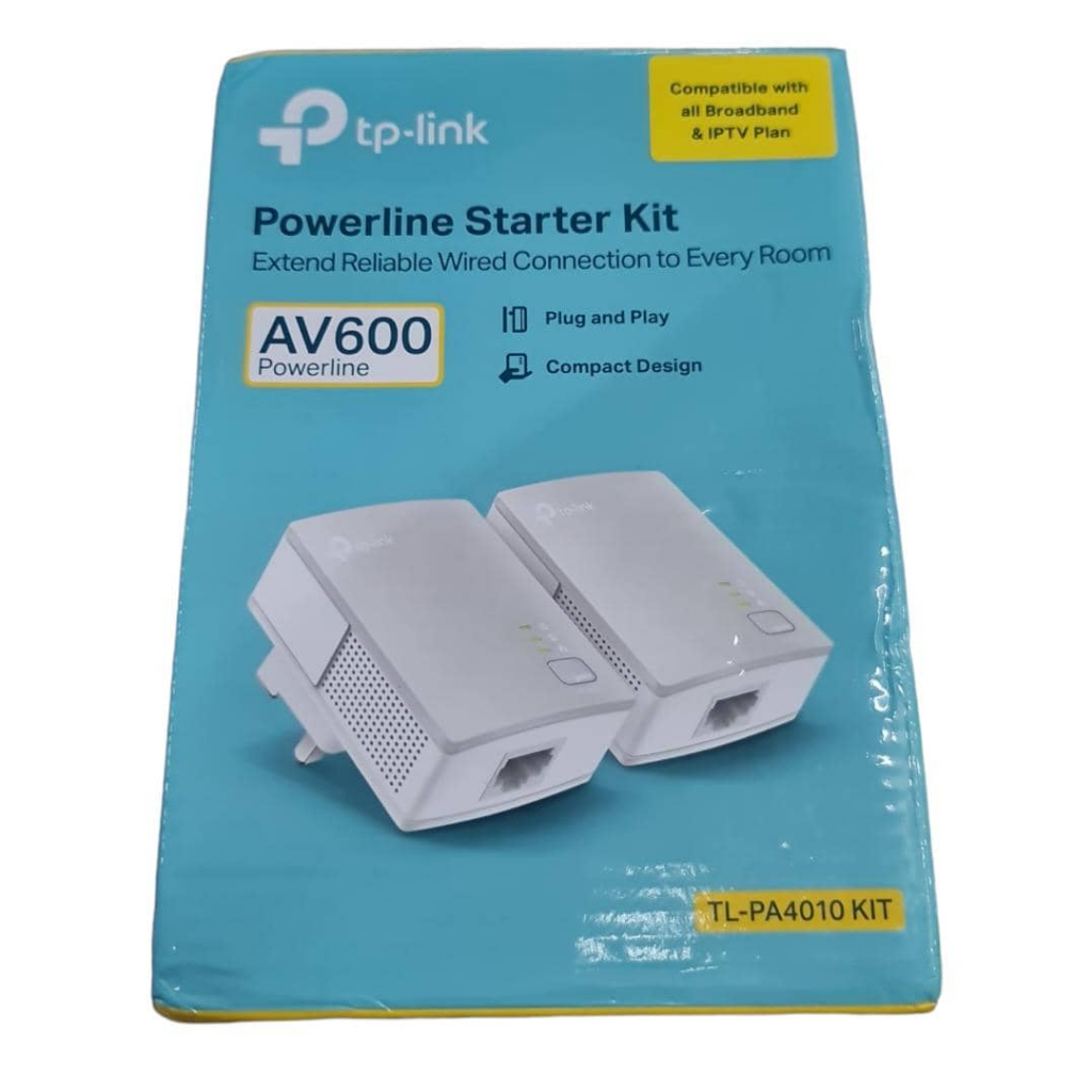 Tp-link TL-PA4010 Kit AV600 Powerline Starter Kit *Box Dented* | Shopee ...