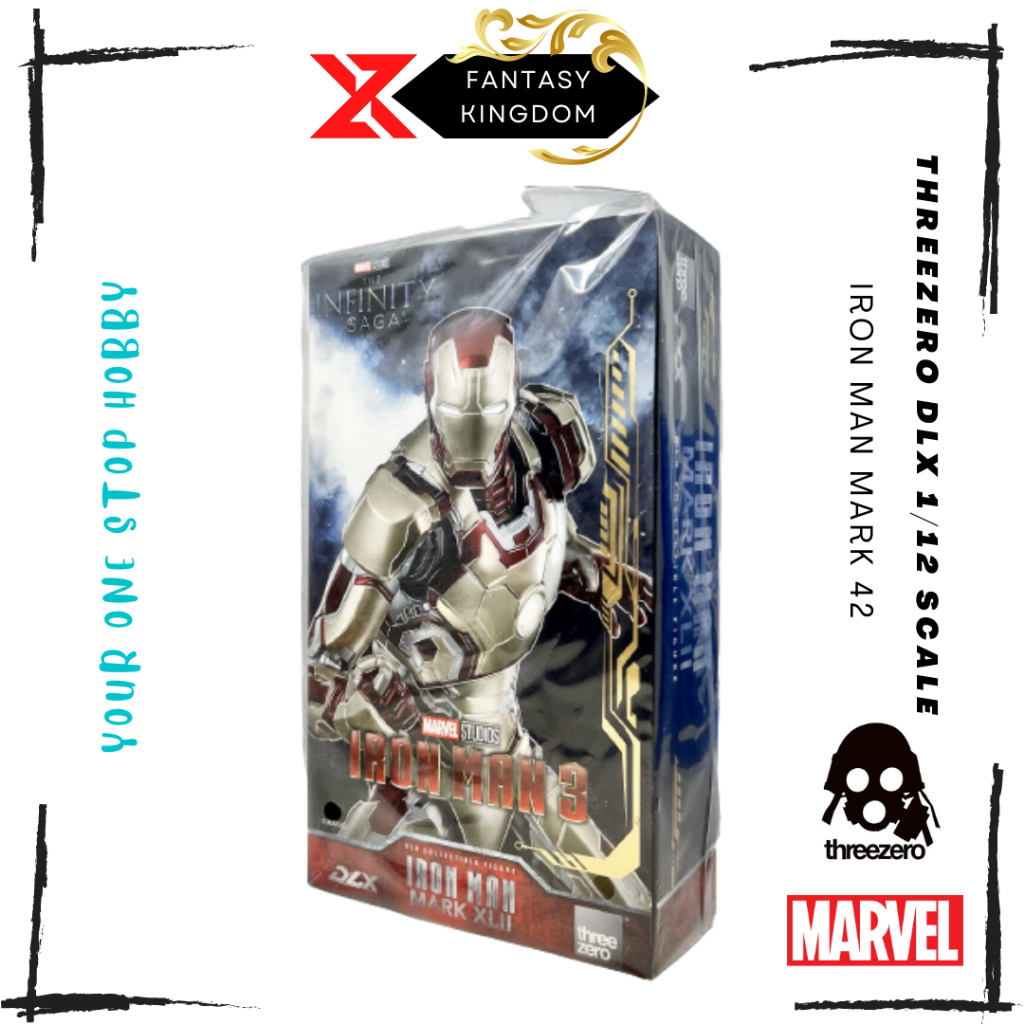 Threezero:The Infinity Saga DLX 1/12 scale Iron Man Mark 42 [Stock Ready] | Shopee Malaysia