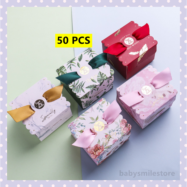 50pcs Kotak Telur Wedding Wing Goodies Box Kotak Doorgift Kahwin ...