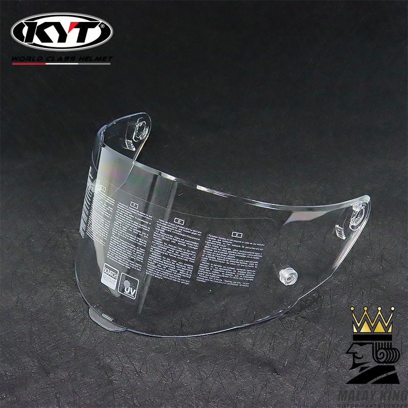 Original KYT TT Course Visor Lens Fullface Visor With Staple | Shopee ...