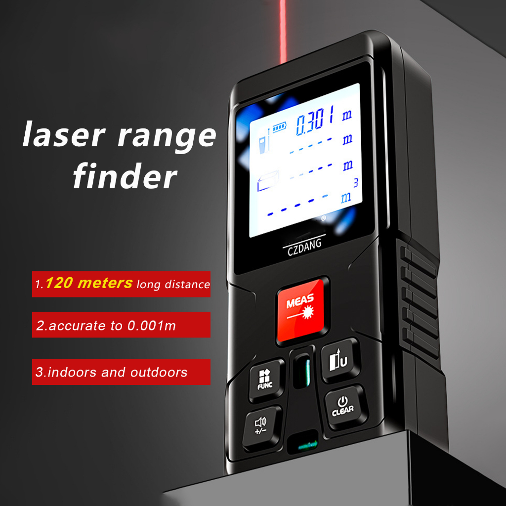 120M Rechargeable Gauge Distance Gauge Angle Sensor Hand Measuring ...