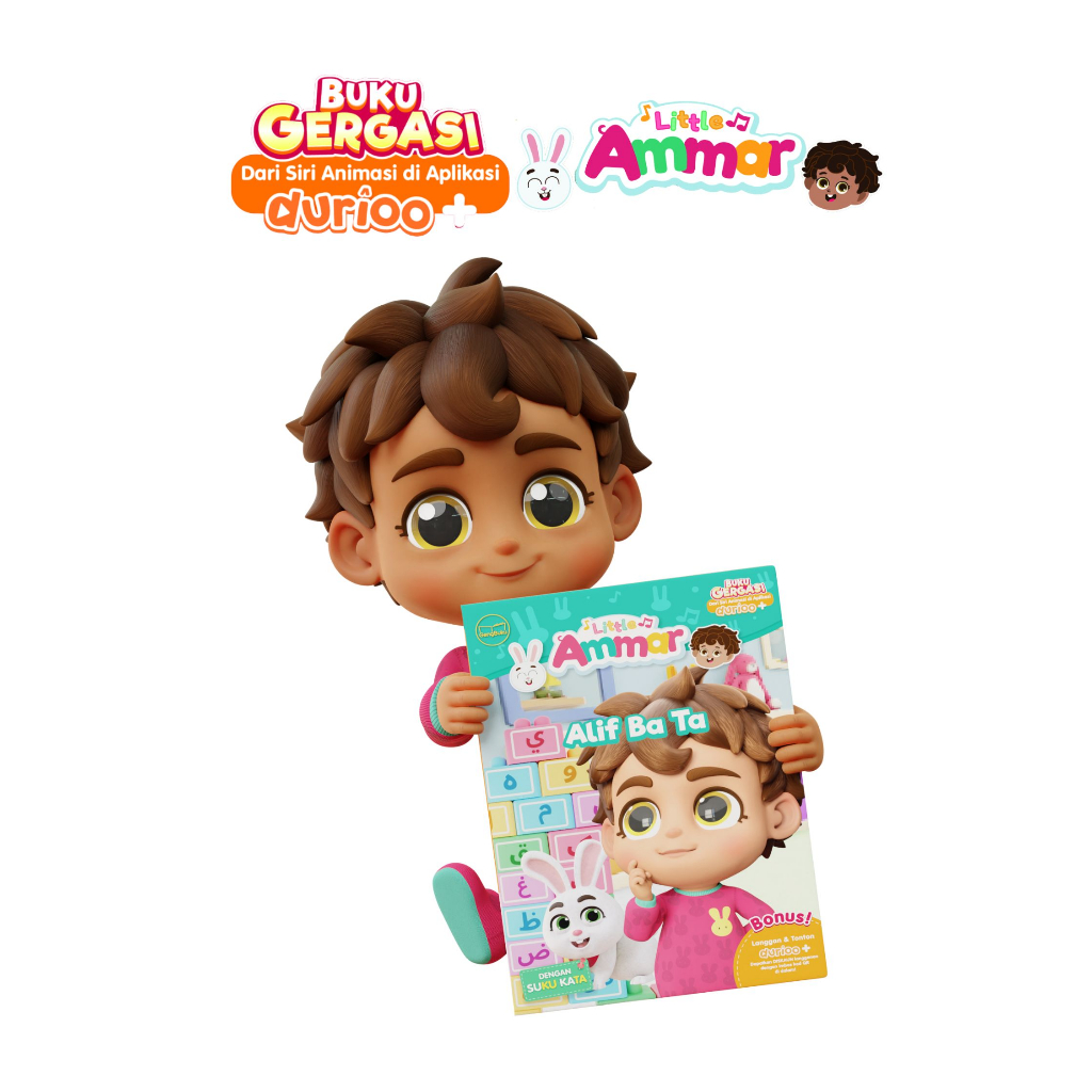 LITTLE AMMAR SET : Buku Gergasi Dari Siri Animasi di Aplikasi Durioo ...
