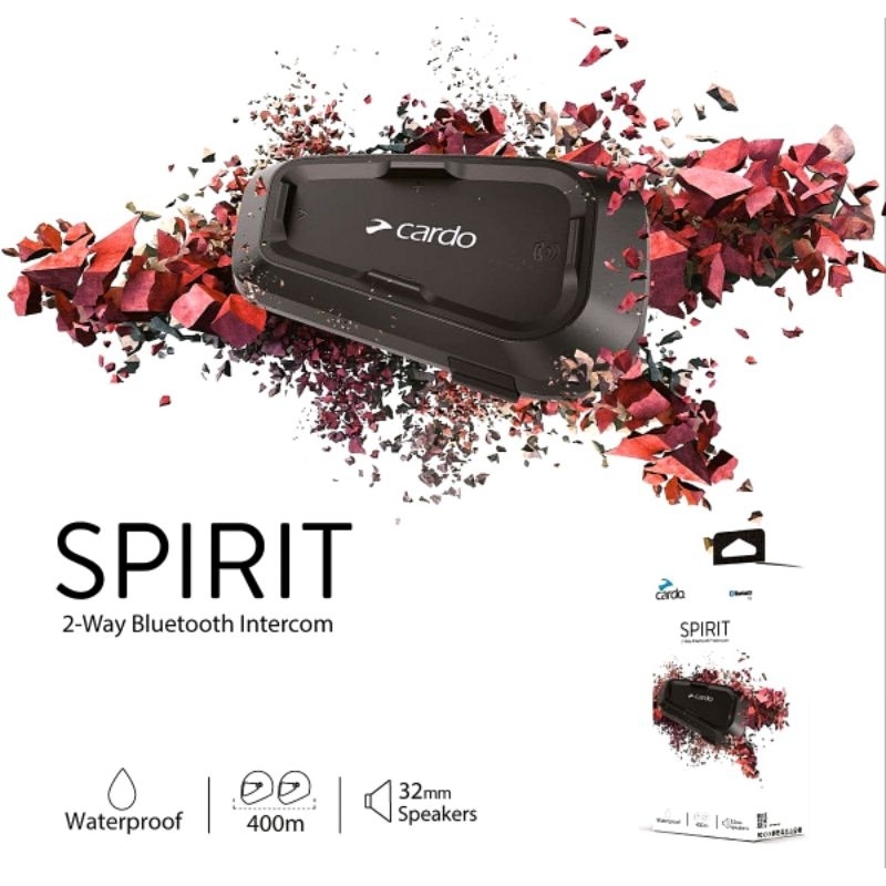 CARDO SPIRIT SINGLE 2 way Bluetooth Intercom | Shopee Malaysia