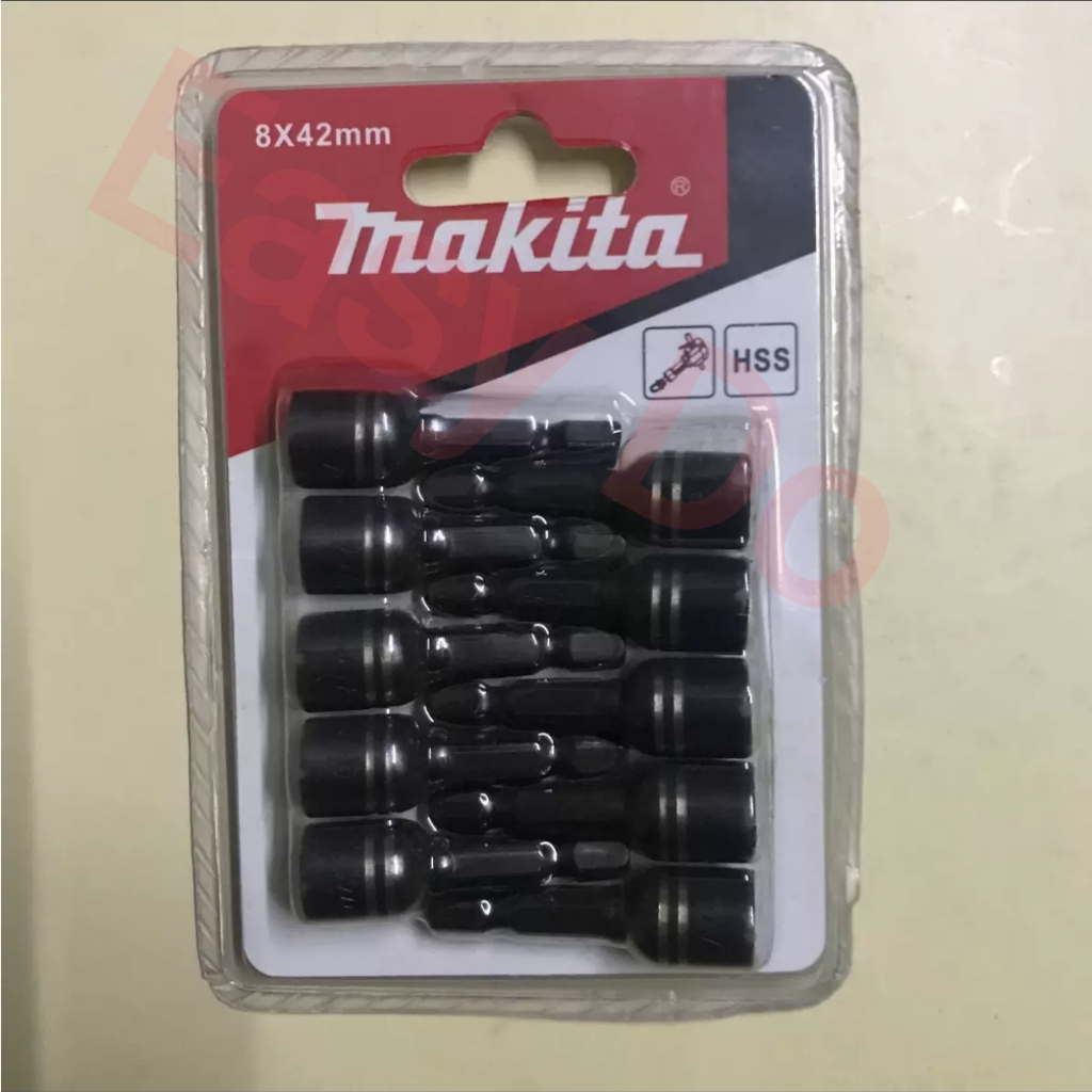 8mm x 45mm/65mm Magnetic Bit Hex Nut Setter / Screw Driving Drill Bit ...