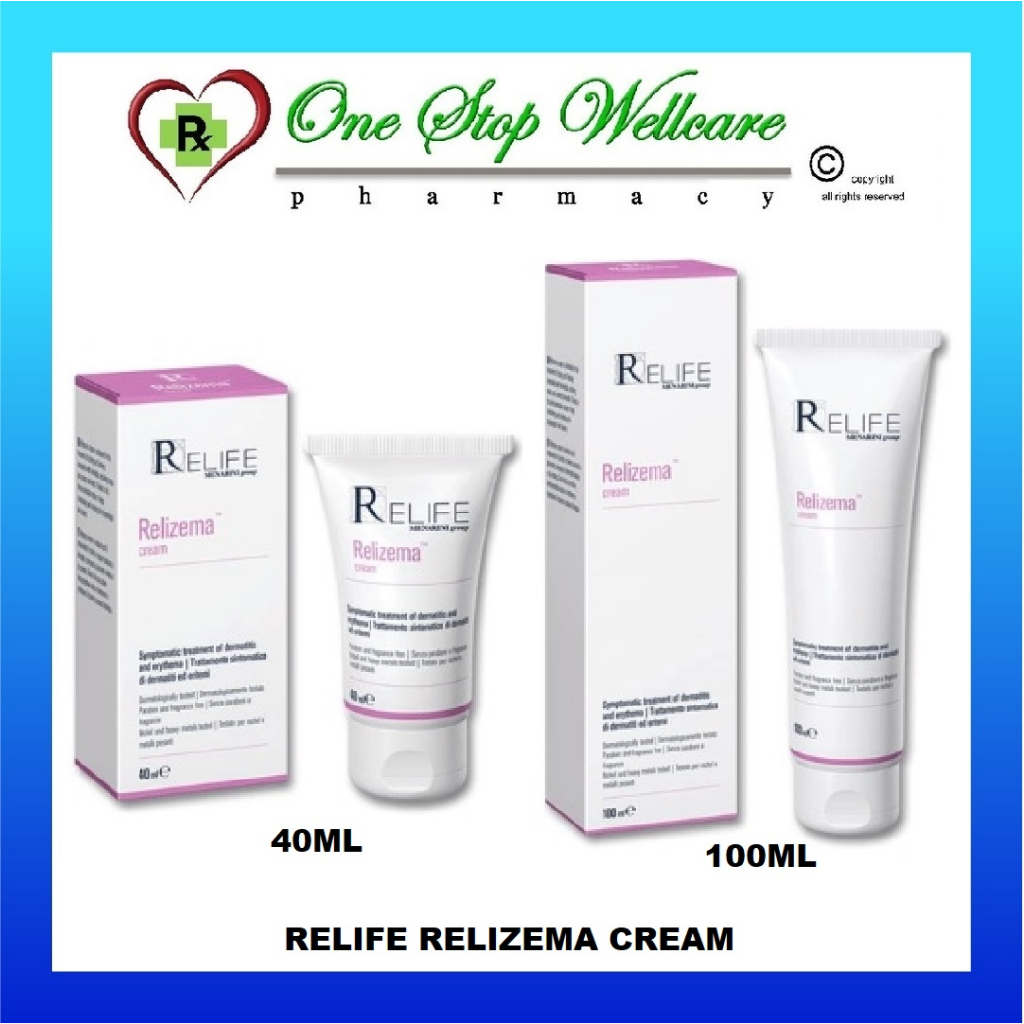 RELIFE RELIZEMA CREAM 40ML / 100ML / 100ML FOC 40ML | Shopee Malaysia