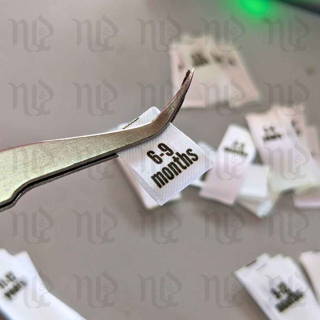 LABEL SAIZ BAJU BUDAK / LABEL TAG FOR GARMENT / TAG FOR BABY AND KIDS ...