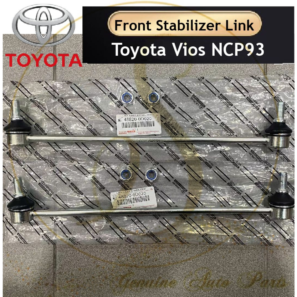 (100% ORIGINAL) TOYOTA VIOS NCP93 STABILIZER LINK ABSORBER LINK FRONT 48820-0D020 | Shopee Malaysia