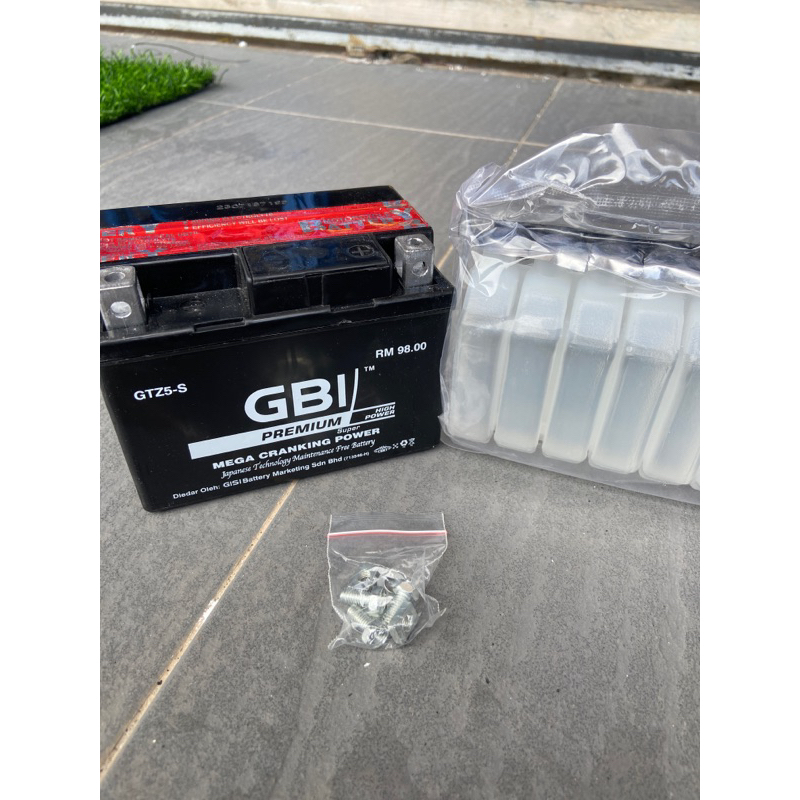 GBI BATTERY YTZ5S LC135 135LC RS150 Y15ZR Y15 Y16 EX5 LAGENDA SRL110 ...