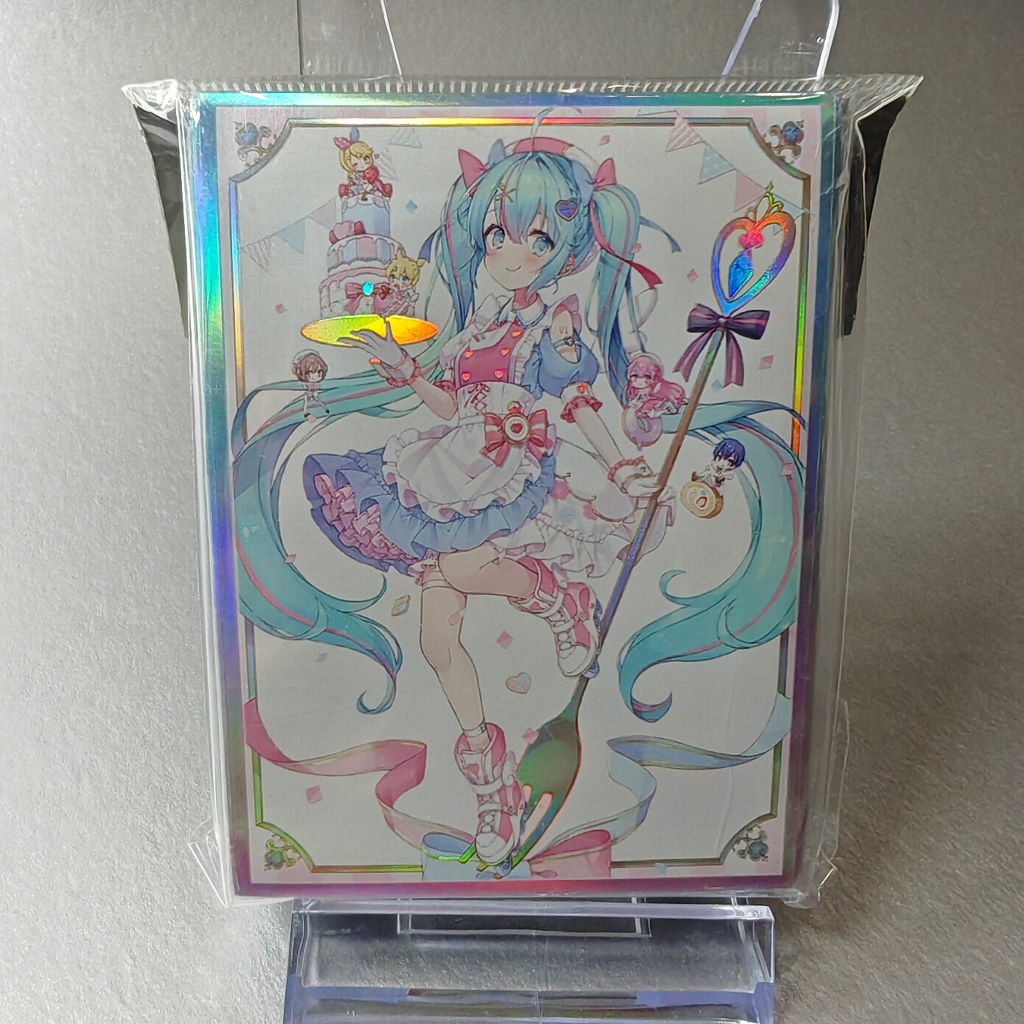 [PTYGS] Ready Stock Foiled Anime Card Sleeve 67 mm x 92 mm 60PCS - Miku ...