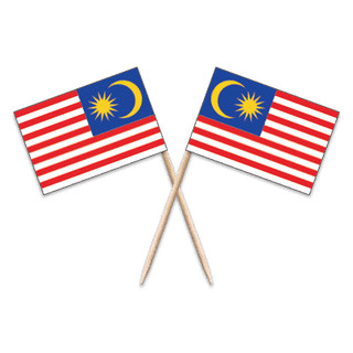 Malaysia Toothpick Flag Bendera Malaysia Merdeka Cake Topper Malaysia ...