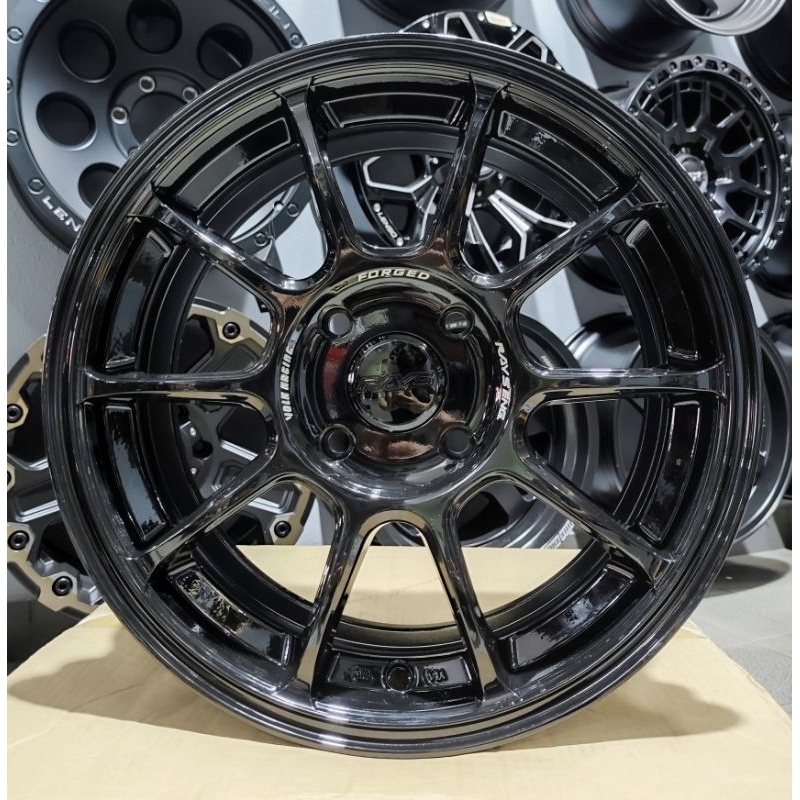 ZE40 [Gloss Black] Sport Rim 16x7JJ ET35 (4x100) & (4x114.3) | Shopee ...