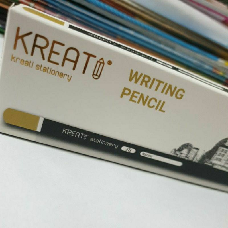 PENCIL 2B (KREAT WRITING PENCIL) ONE BOX | Shopee Malaysia