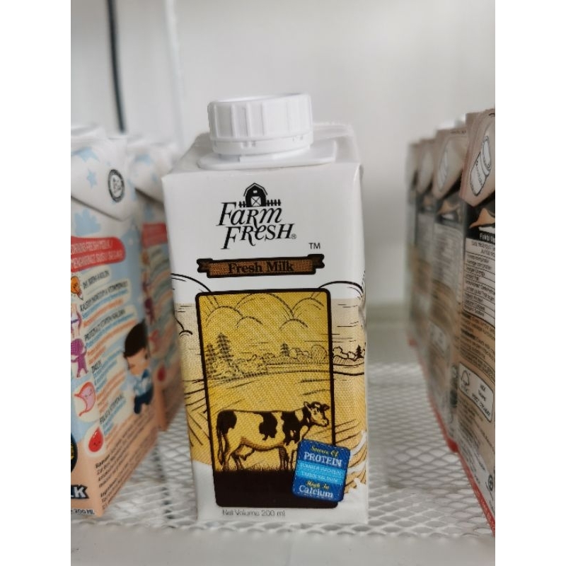 Farm fresh UHT Fresh Milk 200ml x 24 (carton) | Shopee Malaysia