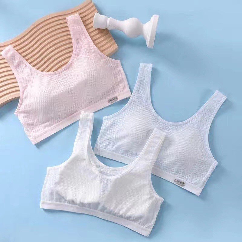 Cotton/Aged9-12-15 Developmental girl camisole underwear for primary ...