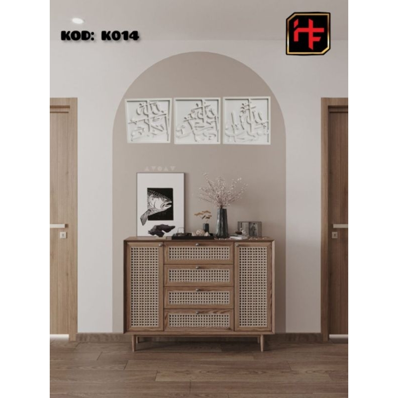 (K014) READY STOCK 3D KHAT FRAME/ISLAMIC WALL ART PANEL DECORATION ...