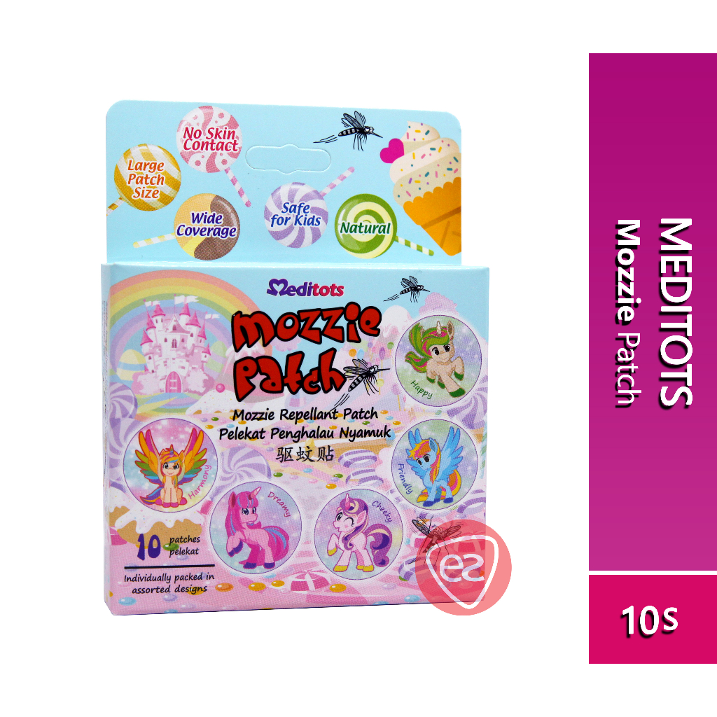 MEDITOTS MOZZIE PATCH 10S MOSQUITO REPELLANT PATCH (INDIVIDUALLY PACKED IN ASSORTED DESIGNS ...