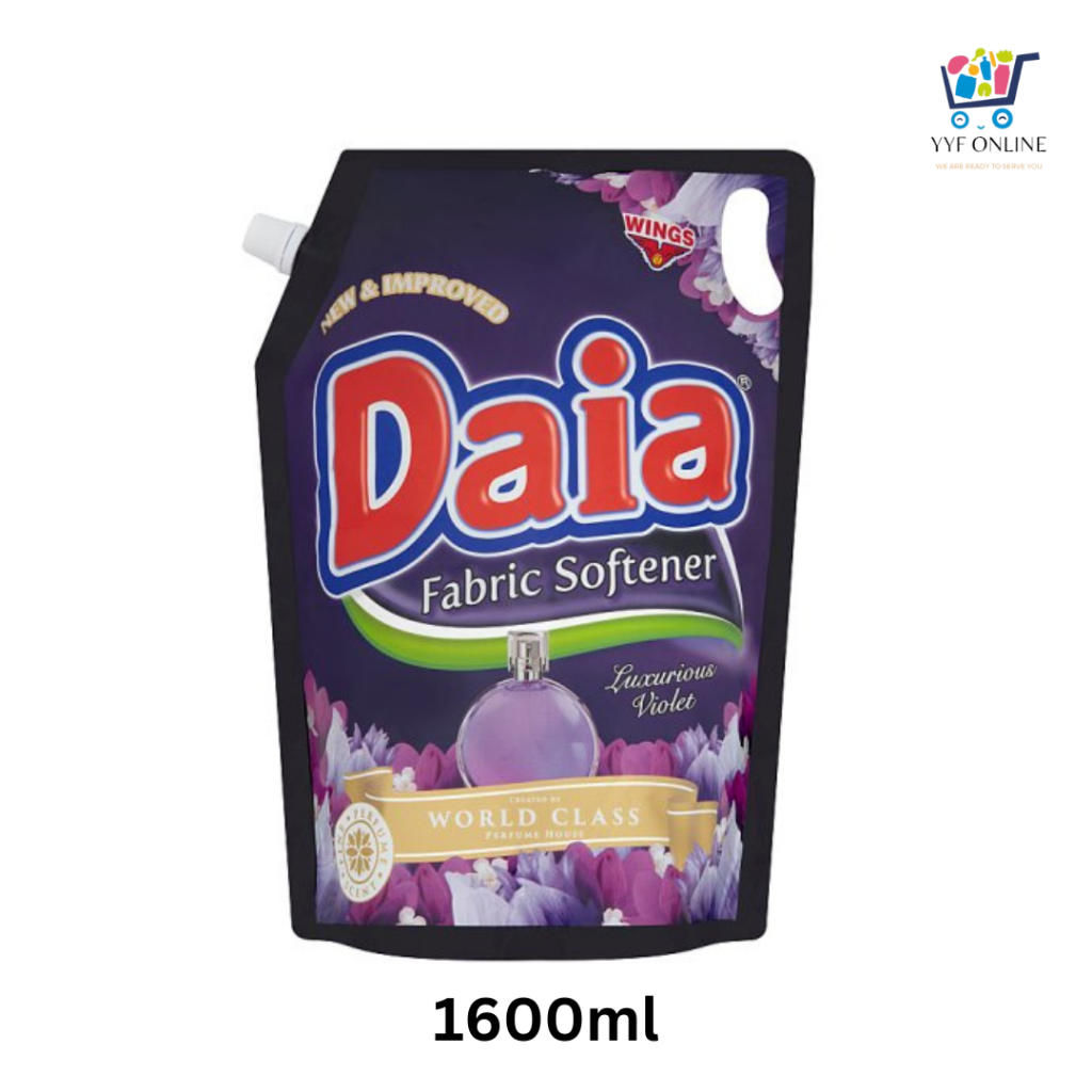 Wings Daia Fabric Softener - Blooming Garden/ Morning Mist/Luxurious Violet (1600/1800ml ...