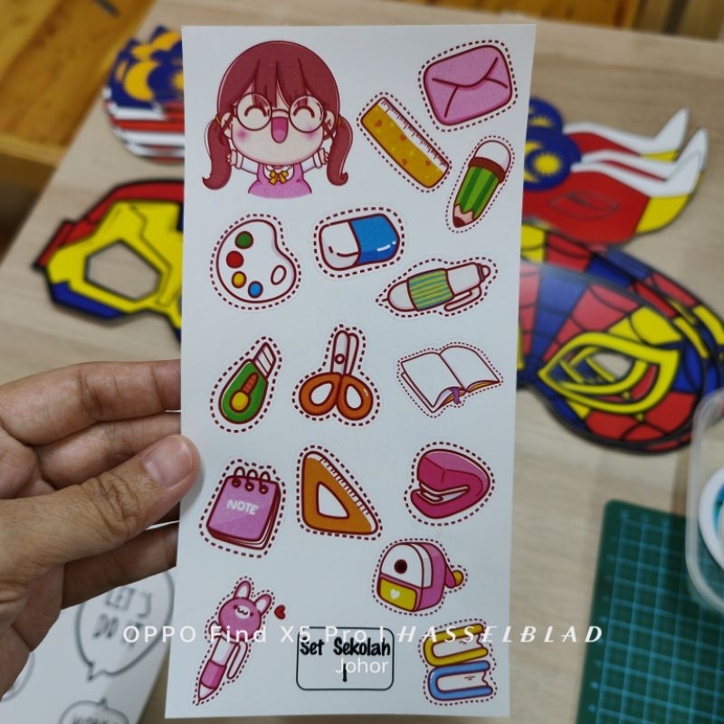 Mysuri S005 Sticker Cute Comel Kartun Clip Art | Shopee Malaysia