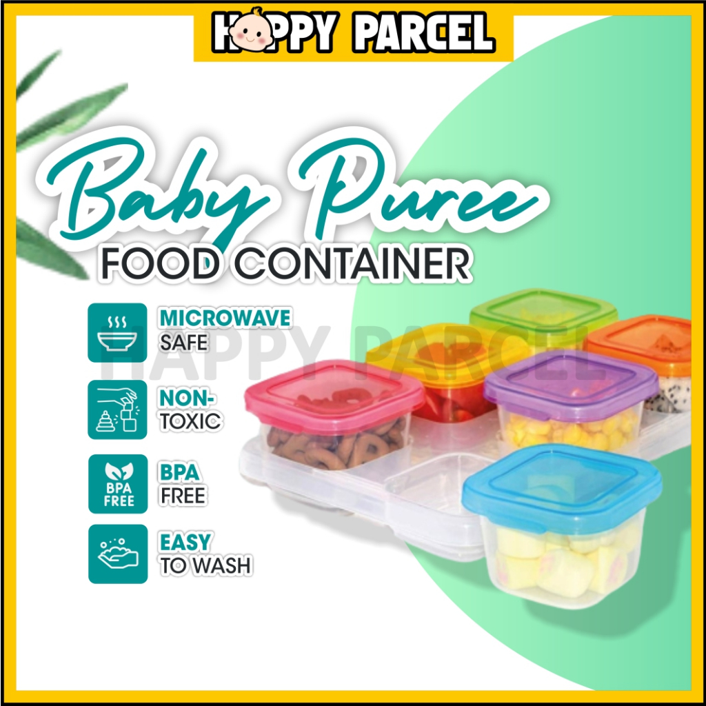 Baby Puree Food Container BPA Free Plastic Food Container Non Toxic ...