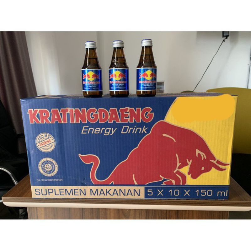1 CARTON (50 BOTTLE) _ 150ml_ KRATINGDAENG ENERGY DRINK | Shopee Malaysia