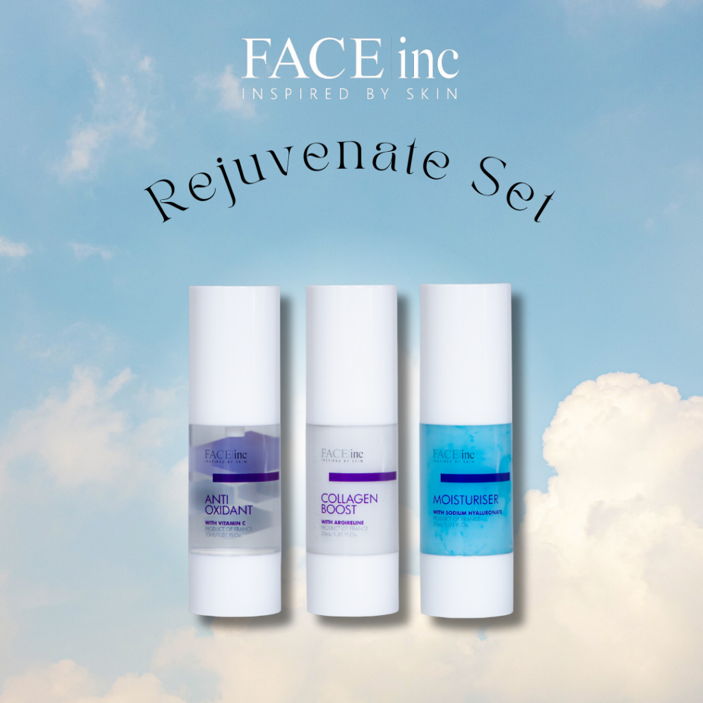 Rejuvenate Set - Collagen Boost & Moisturiser + Antioxidant 3-In-1 Set ...