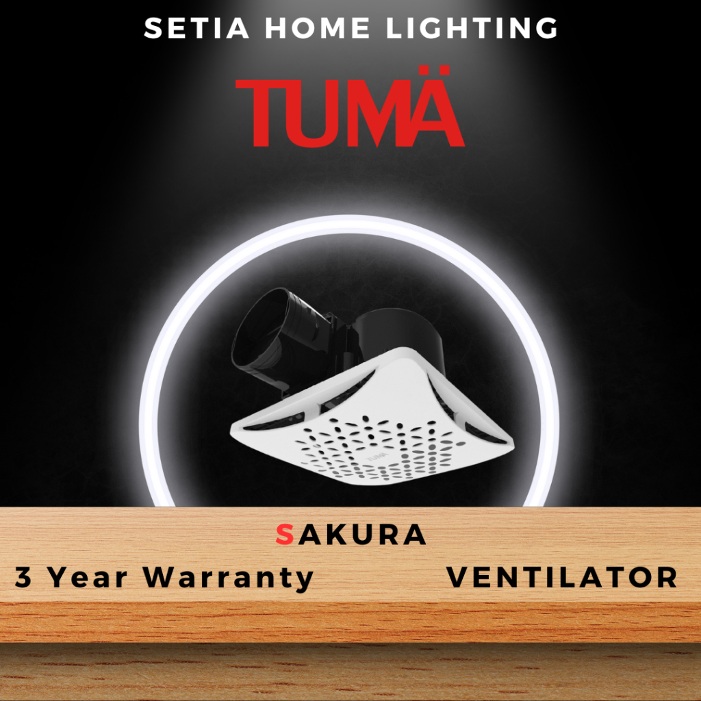 TUMA/RED LABEL DC MOTOR VENTILATION EXHAUST FAN ( SAKURA/IM25/COCO ...