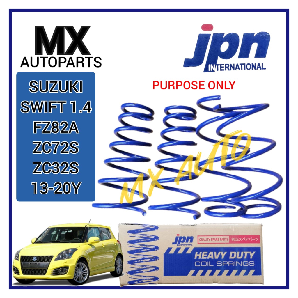 JCSPN INTERNATIONAL HEAVY DUTY COIL SPRING SUZUKI SWIFT 1.4 FZ82A ZC72S ZC32S 2013-2020 FRONT OR ...