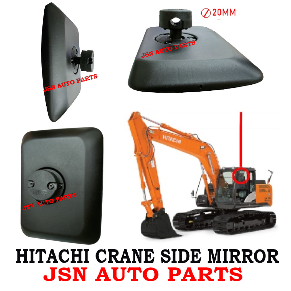 HITACHI/EXCAVATOR KOMATSU CRANE SIDE MIRROR | Shopee Malaysia