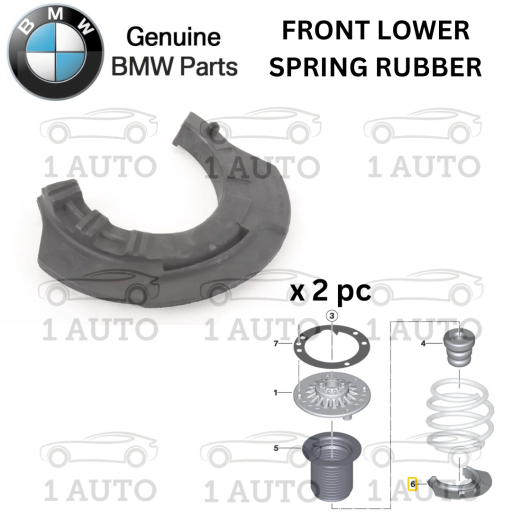 GENUINE BMW PARTS FRONT LOWER SPRING RUBBER BMW F20 F22 F30 F34 F32 F36 ...