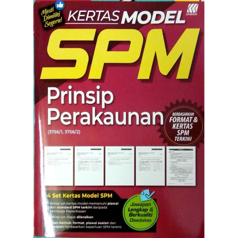 Kertas Model SPM Prinsip Perakaunan | Shopee Malaysia