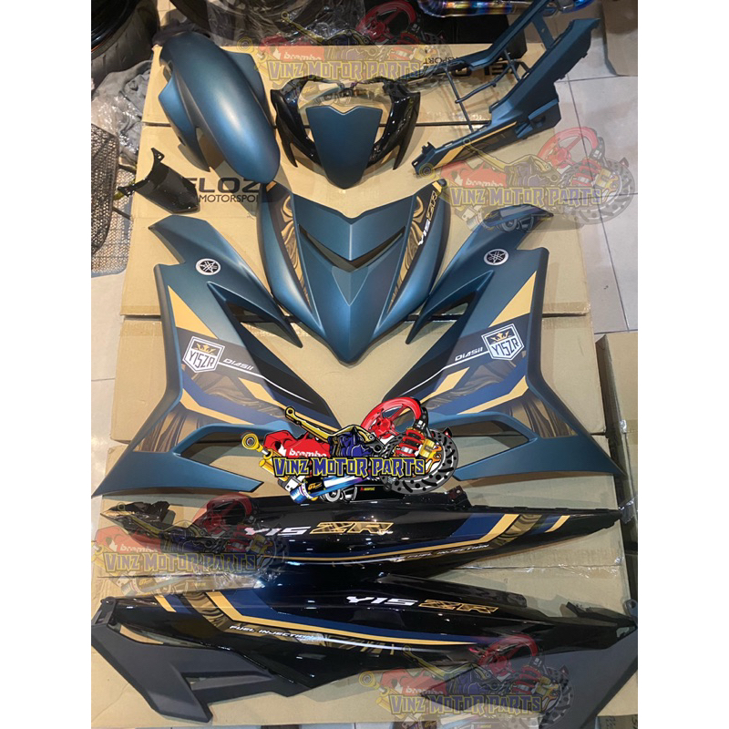 y15zr coverset y15 matt green 2023 y15 hijau | Shopee Malaysia