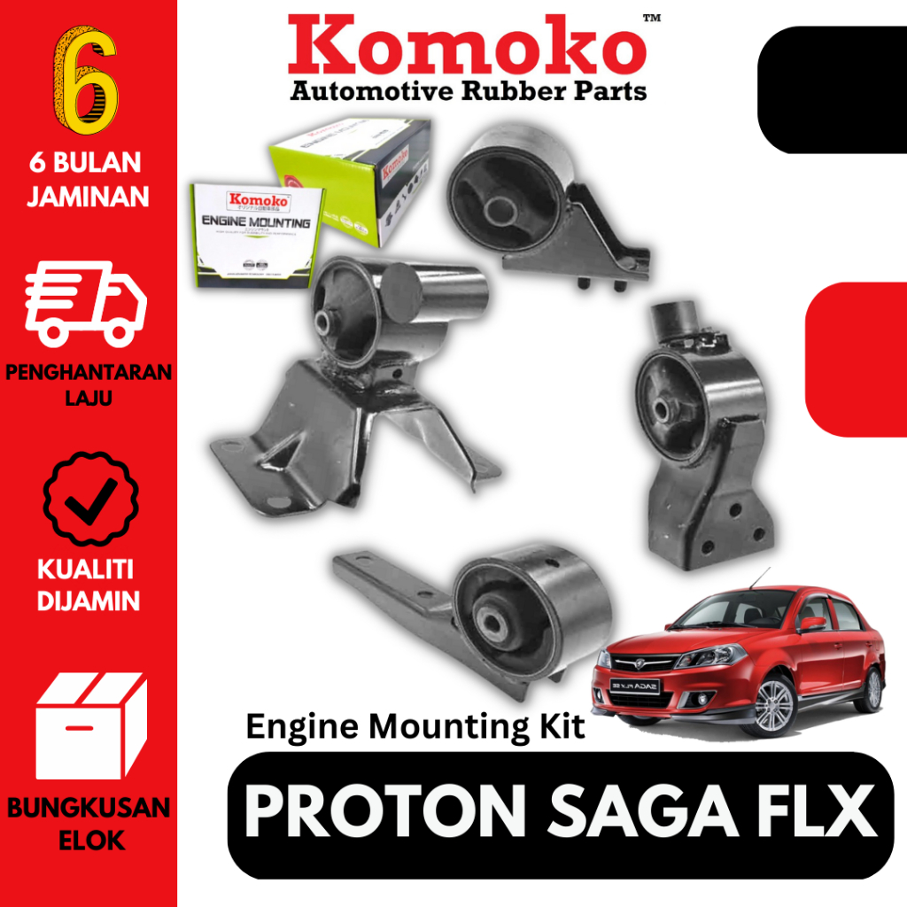 Proton Saga FLX KOMOKO Engine Mounting Kit | Shopee Malaysia