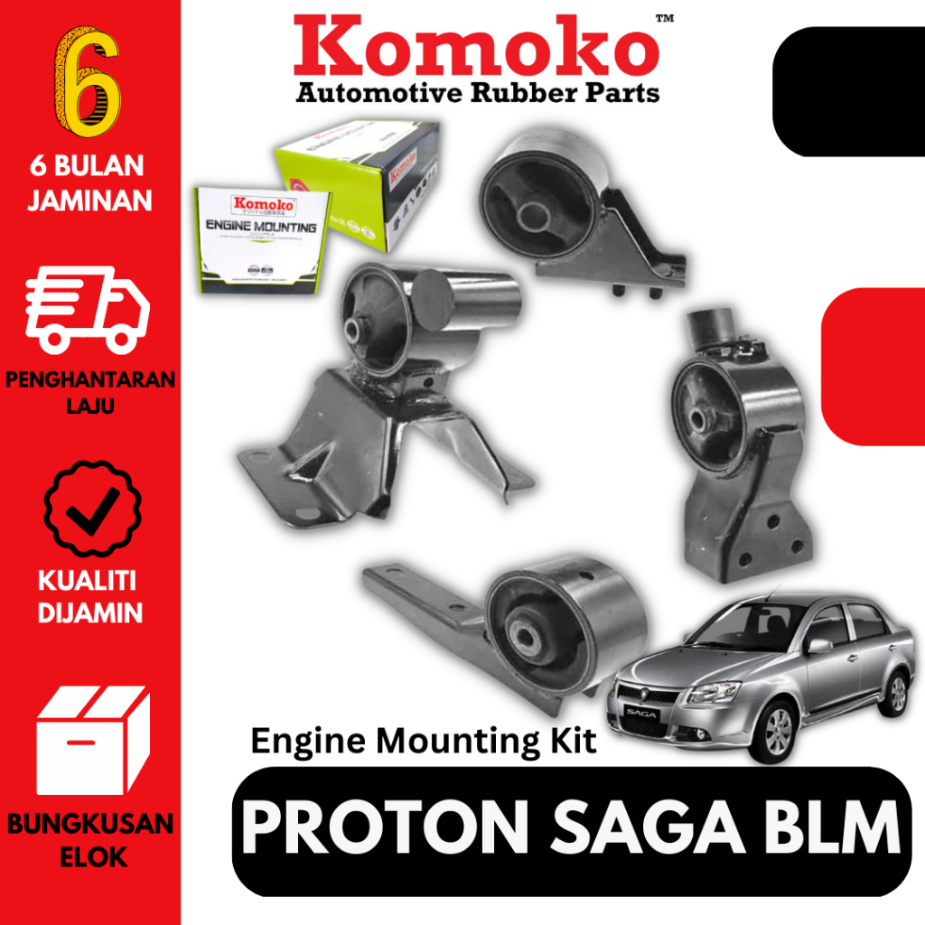 Proton Saga BLM KOMOKO Engine Mounting Kit | Shopee Malaysia