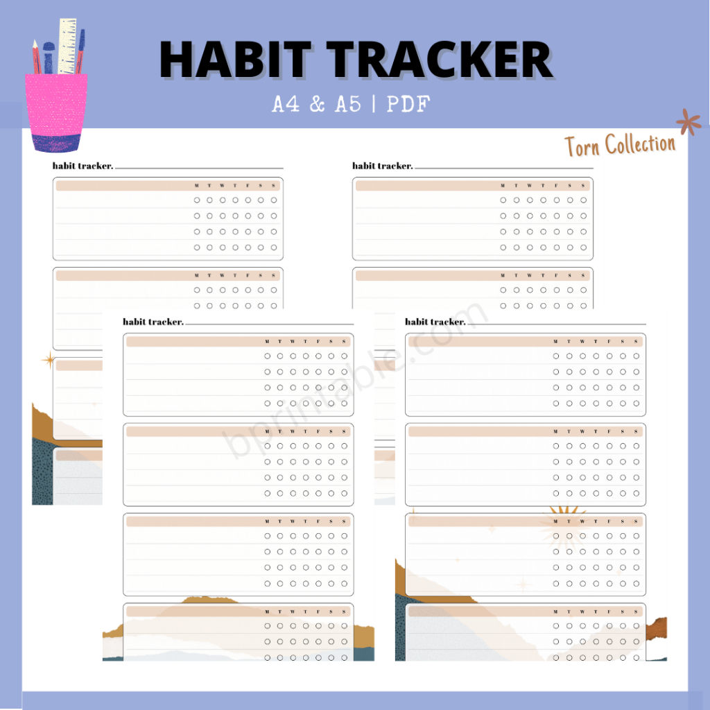 [PDF] Habit Tracker Planner Printables | Shopee Malaysia
