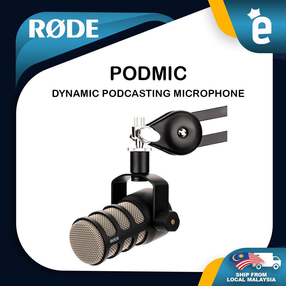 RODE PodMic Dynamic Podcasting Microphone | Shopee Malaysia