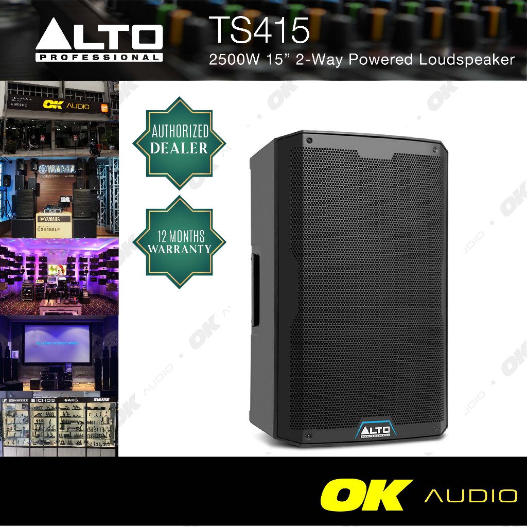 Alto TS415 2500W 15" Powered Speaker ( TS-415 / TS 415 ) | Shopee Malaysia