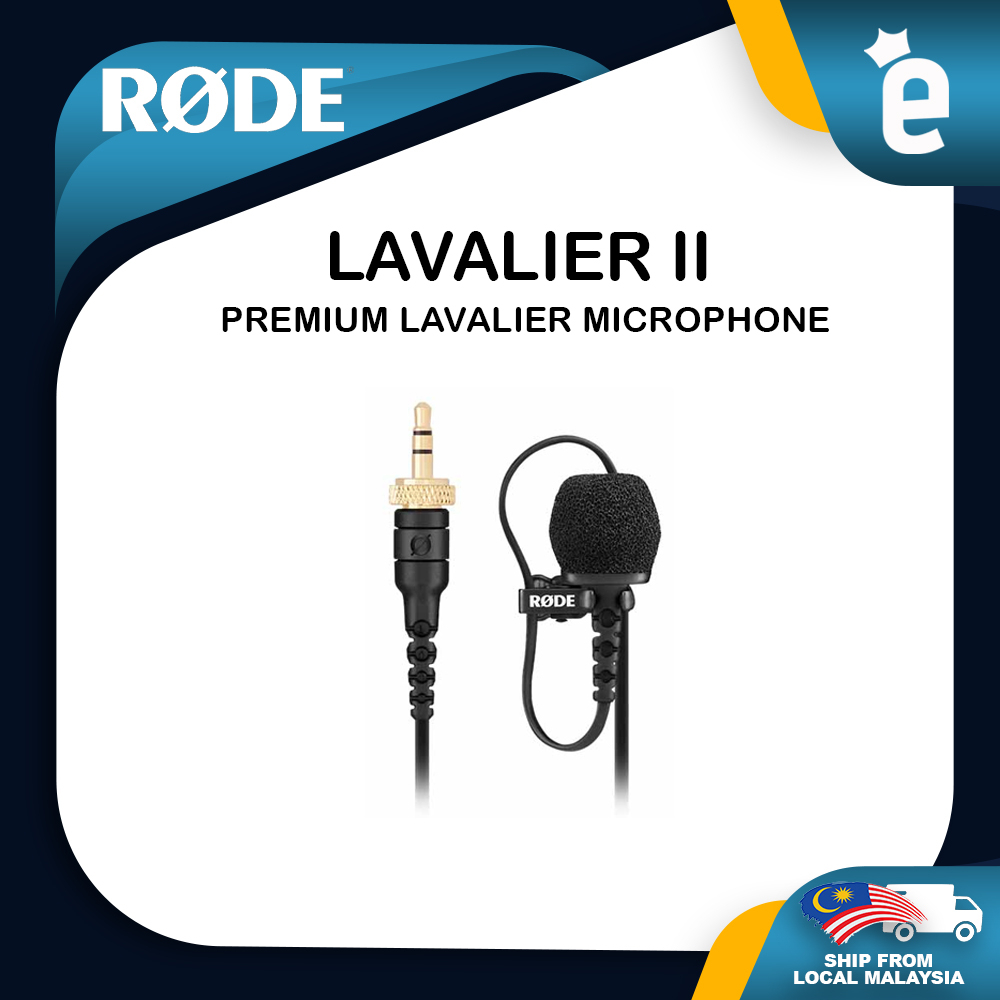 RODE Lavalier II omnidirectional lavalier lapel microphone for Wireless ...